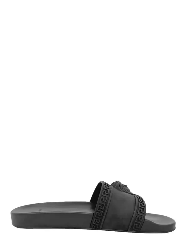 Versace Medusa Greca Sandals - Grey