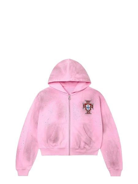 VALE FOREVER Venus Cluster Zip Hoodie - Pink