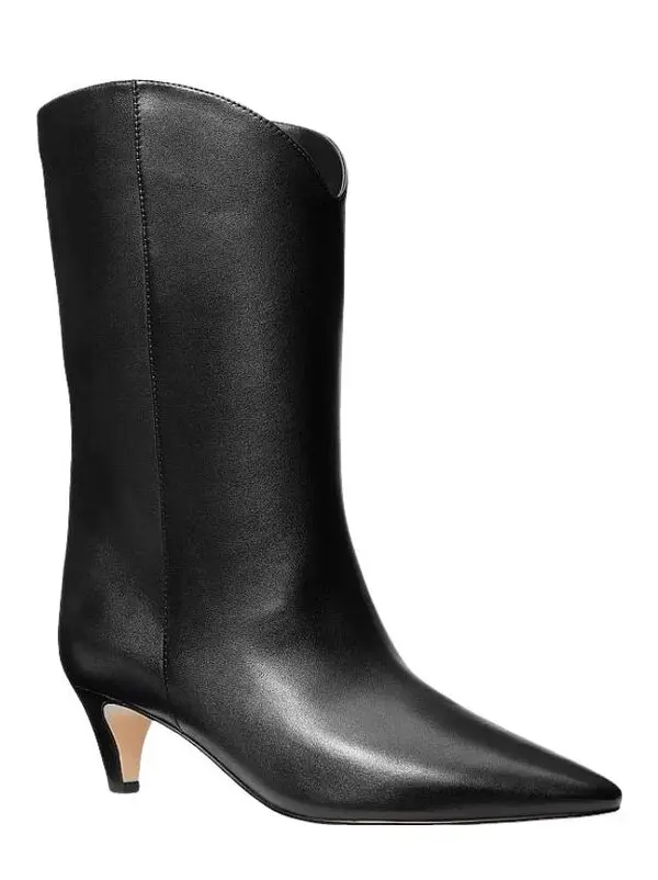 Michael Kors Daniela Leather Boot - Black