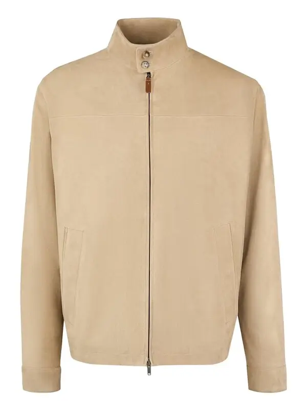 TOD'S Jacket In Pashmy Suede - Beige