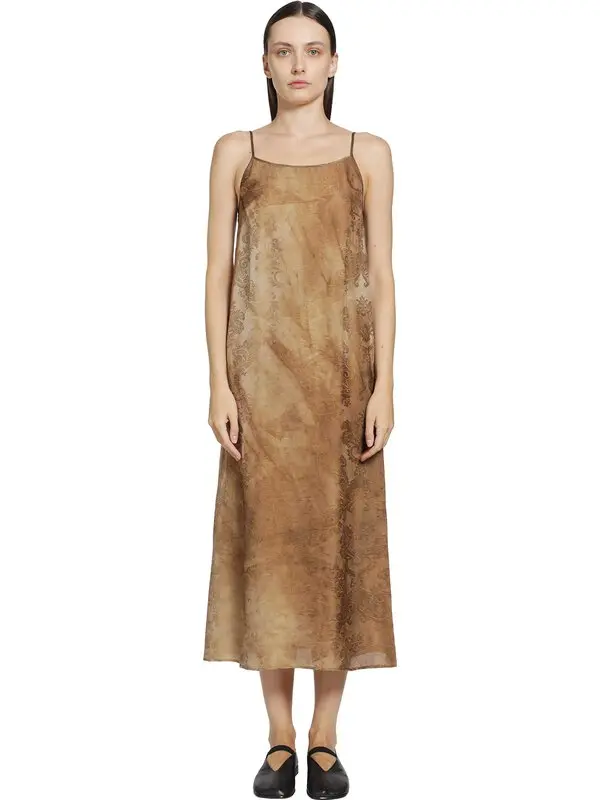 UMA WANG Anaya Dress - Brown