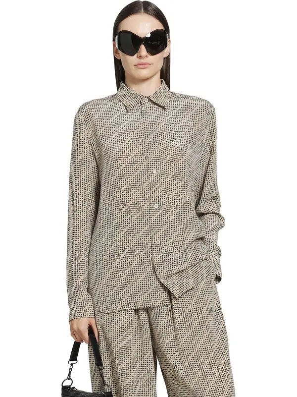Balenciaga Monogram Shirt - Beige
