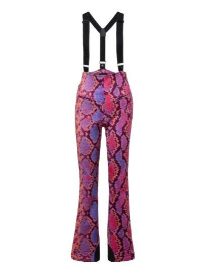 Goldbergh Elena Snake-effect Ski Salopettes - Multi-color