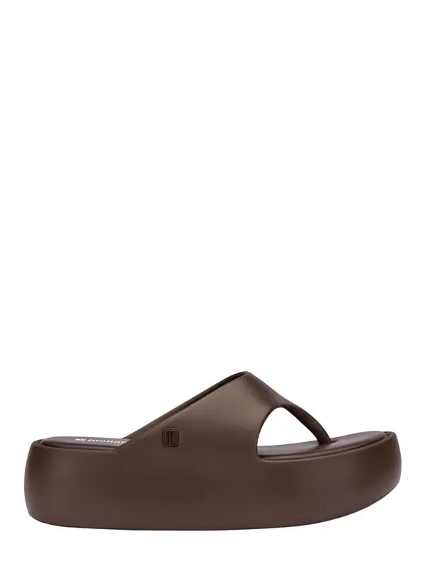 Melissa Free Platform Thong - Bronze