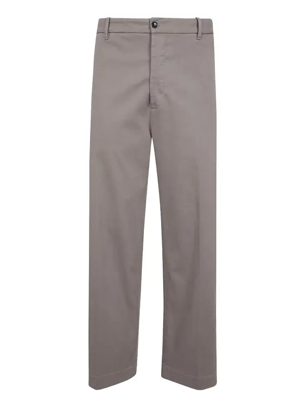 NINE:INTHE:MORNING Casual Trousers With Belt Loops - Camel