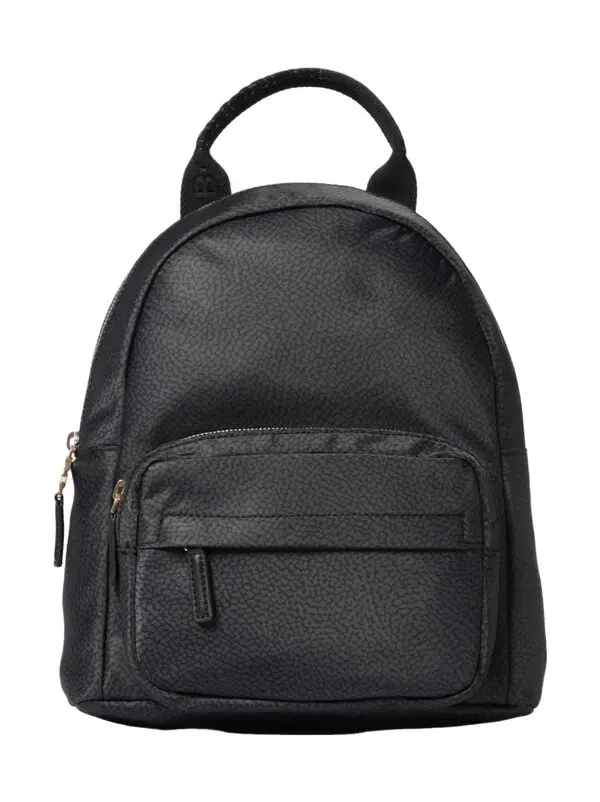 Borbonese Zippered Backpack - Black
