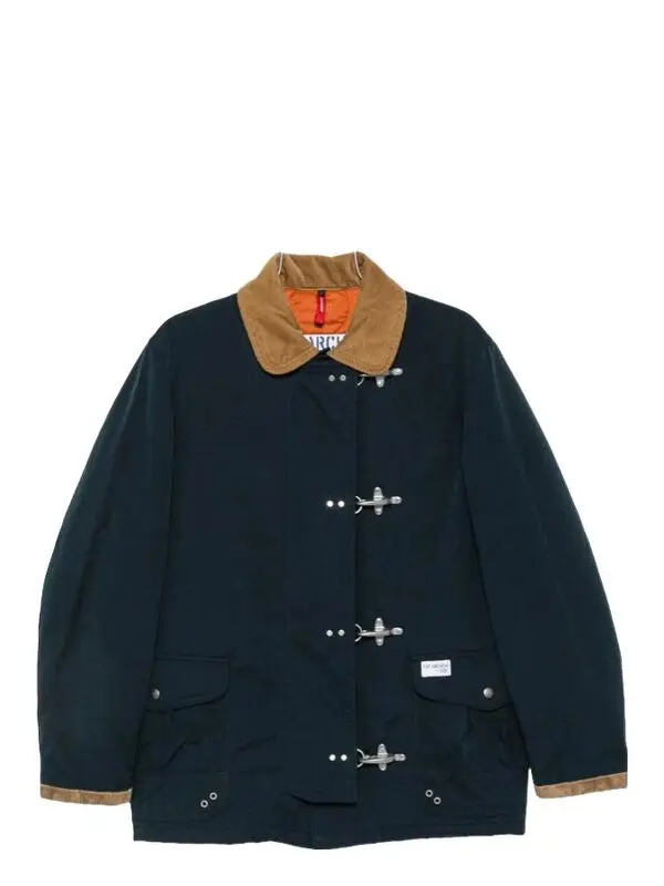 FAY Long-sleeved Collared Casual Jacket - Blue