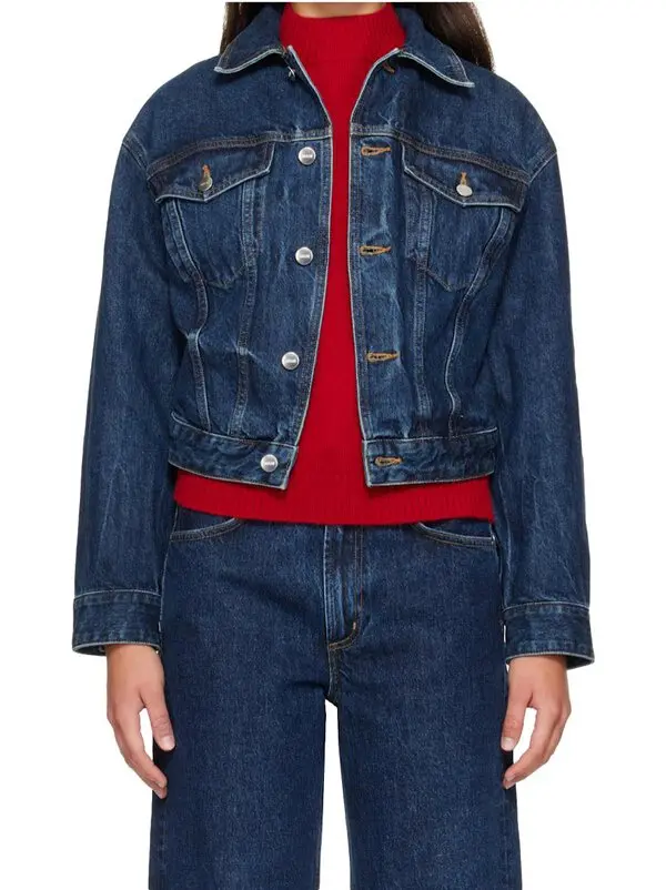 AGOLDE Non-elastic Denim Jacket - Blue