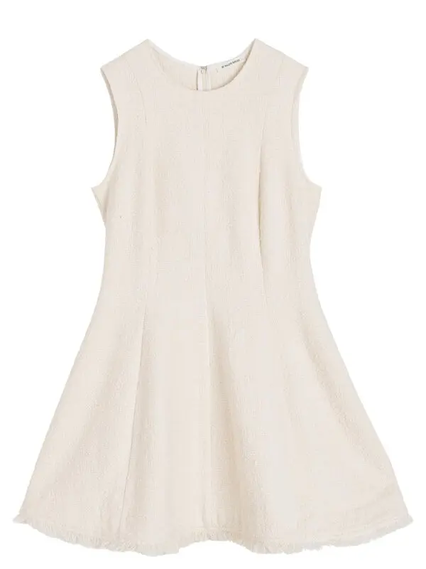 BY MALENE BIRGER Lirk Cotton-blend Mini Dress - Off-white