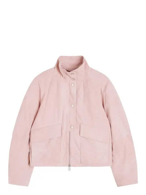 BY MALENE BIRGER Suzanne Leather Jacket - Light Pink