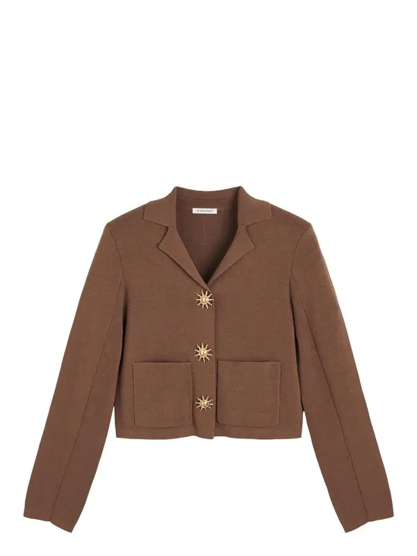 BY MALENE BIRGER Shalie Knit Cardigan - Brown
