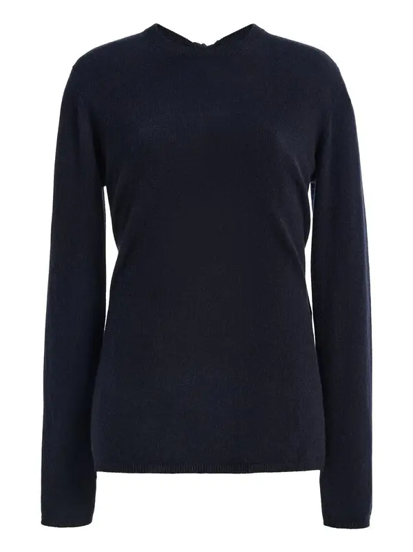 Tove Cosette Cashmere Top - Navy