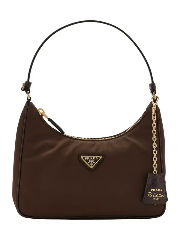 Prada Re-edition 2005 Re-nylon Shoulder Bag - Brown
