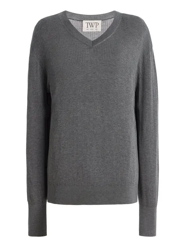 TWP Second Skin Sweater - Dark Grey