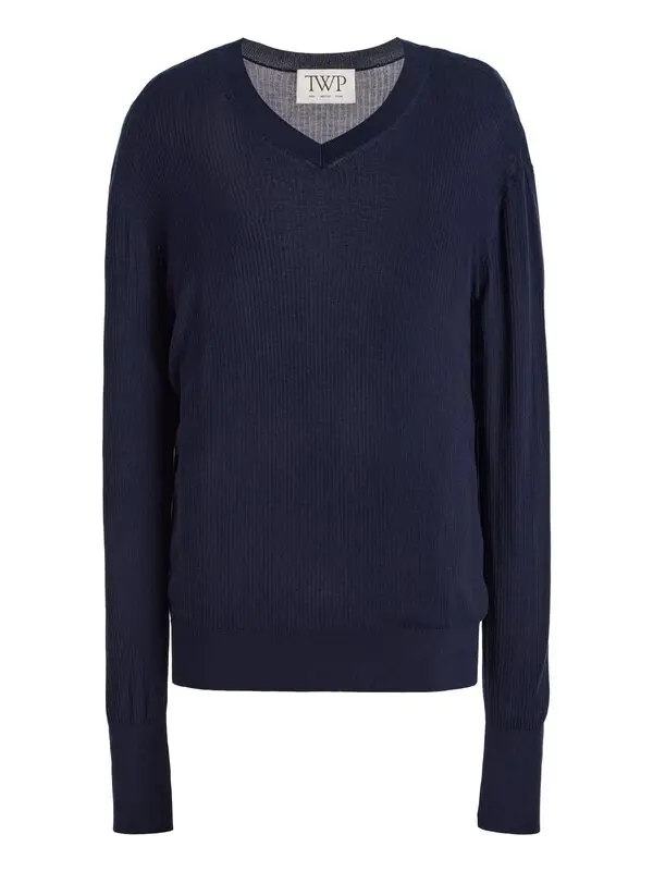 TWP Second Skin Sweater - Navy