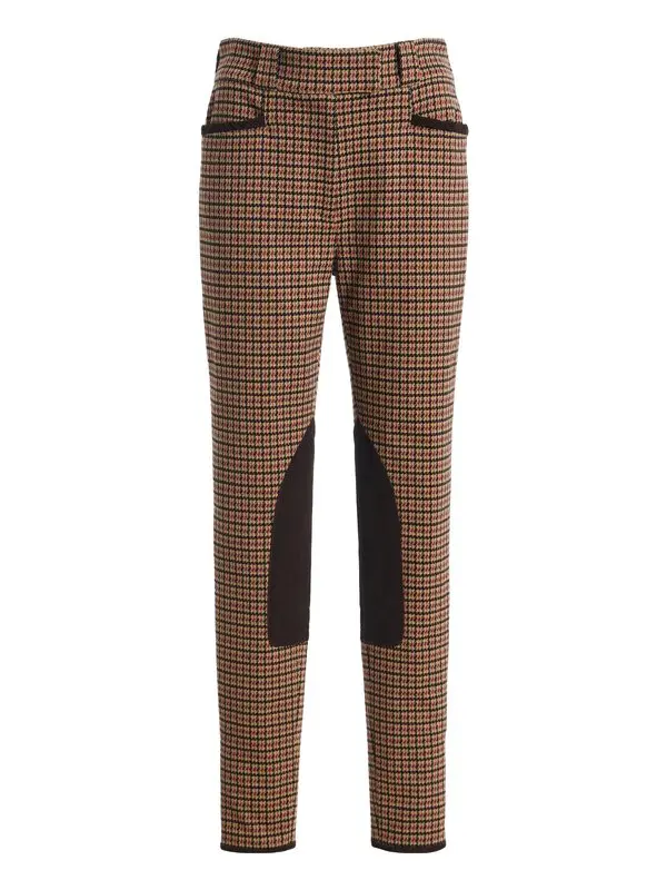 Cara Cara Turin Stretch Pants - Plaid