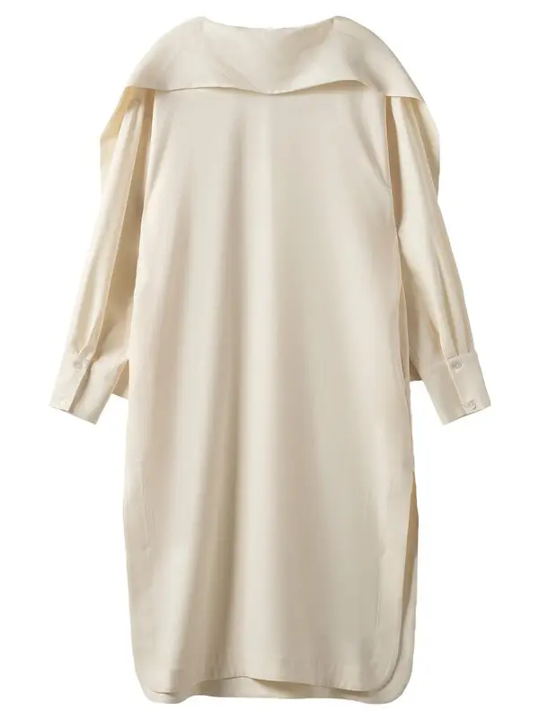 THE GARMENT Crepe Work Shirt Dress - Ivory