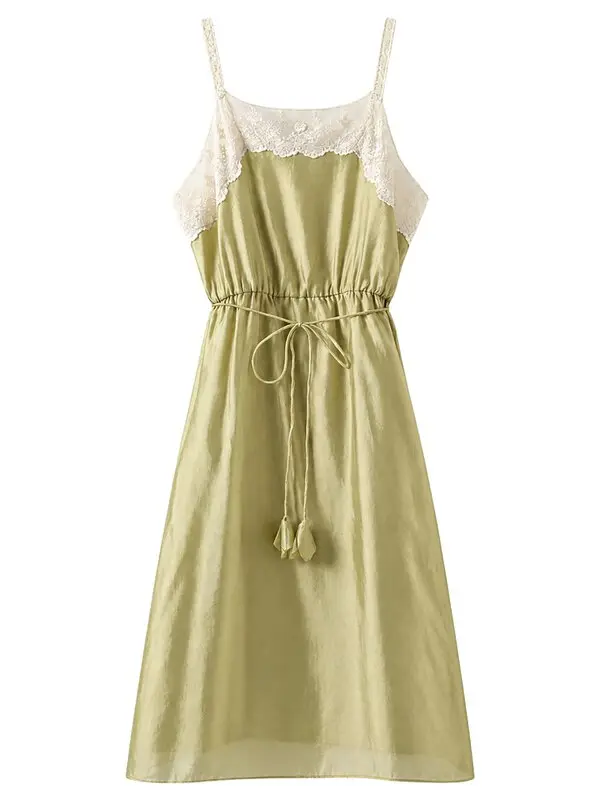 THE GARMENT Gilian Flower Midi Dress - Green