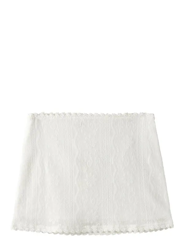 THE GARMENT Venice Cotton-blend Lace Mini Skirt - Ivory