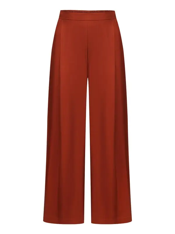 DI STAVNITSER New Relax Silk Pants - Red