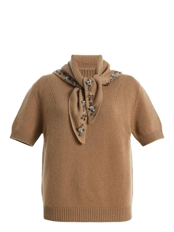 Prada Cashmere Top - Brown