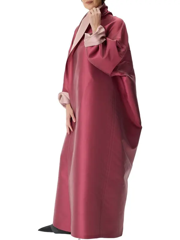 DI STAVNITSER Muse Oversized Reversible Coat - Pink