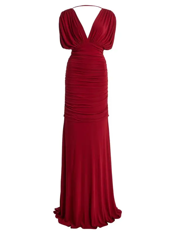 Simkhai Norvelle Jersey Gown - Red