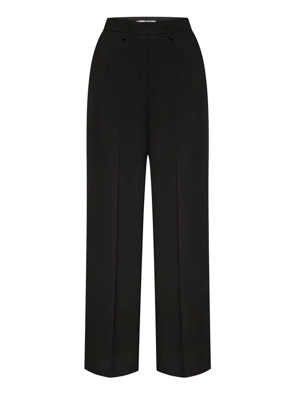 DI STAVNITSER Nera Wool-blend Pants - Black