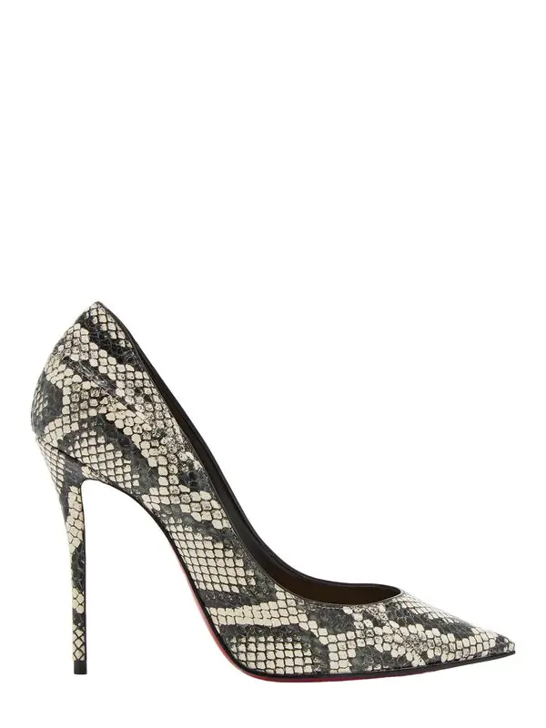 CHRISTIAN LOUBOUTIN La Pigalle 100m Leather Pumps - Python