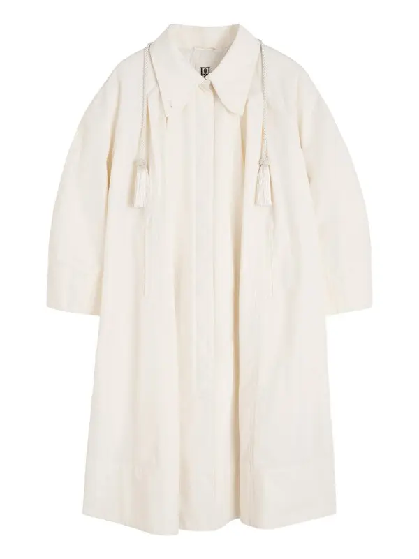 BY MALENE BIRGER Klara Cotton-blend Trench - Ivory