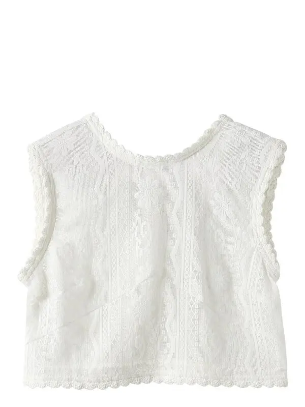 THE GARMENT Venice Cotton-blend Lace Top - Ivory