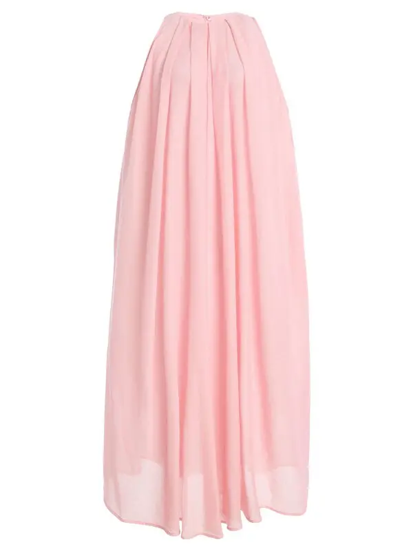 MARRAKSHI LIFE Tiered Cotton Maxi Dress - Pink