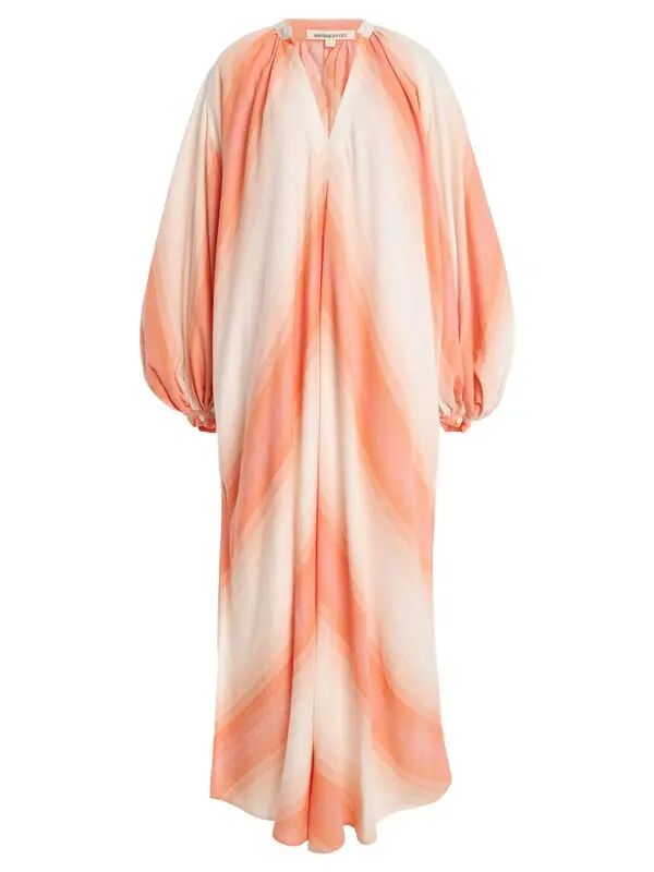 MARRAKSHI LIFE Exclusive Tourig Cotton Maxi Dress - Orange