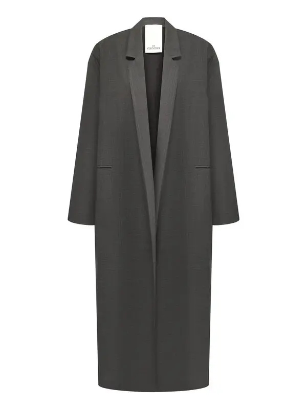 DI STAVNITSER Nelly Wool Coat - Grey