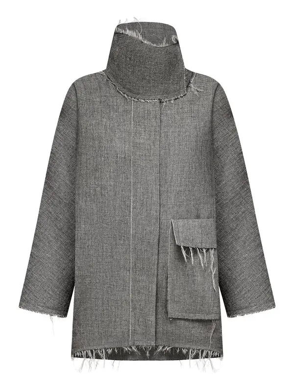 DI STAVNITSER Seul Wool-blend Bomber - Grey