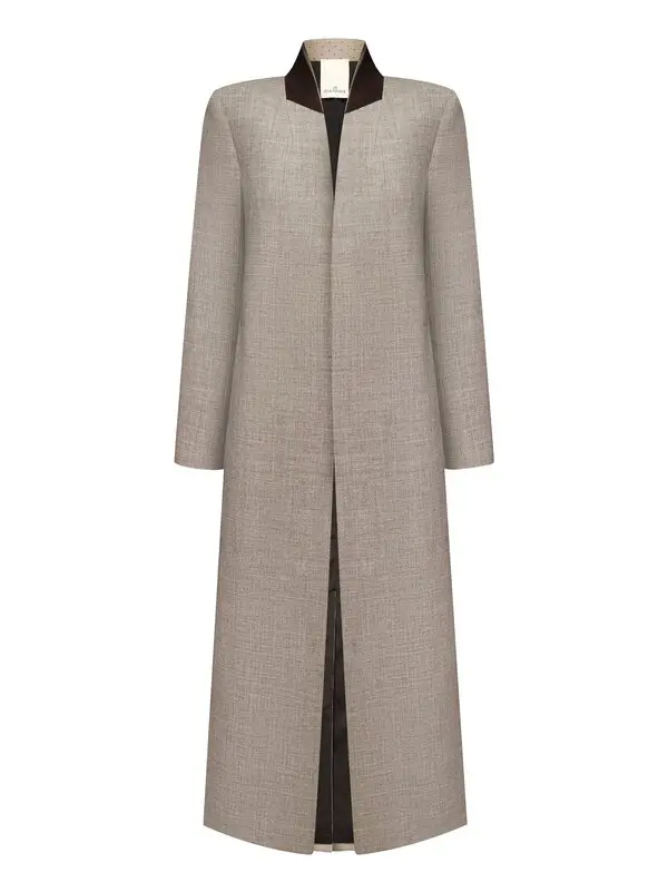 DI STAVNITSER Antwerp Wool Coat - Grey