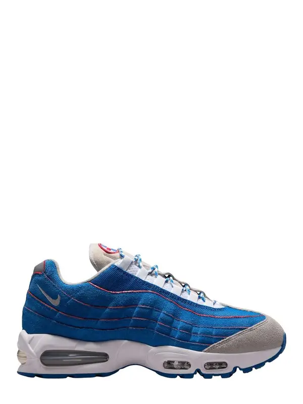 Nike Lawsons Air Max 95 Suede-trimmed Mesh Sneakers - Blue