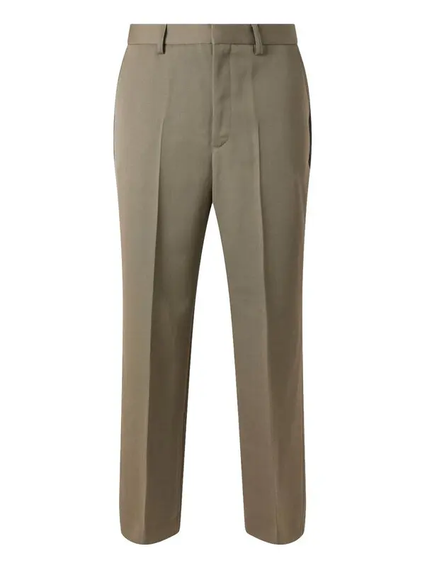 SECOND / LAYER Zooty Straight-leg Wool-twill Suit Trousers - Brown