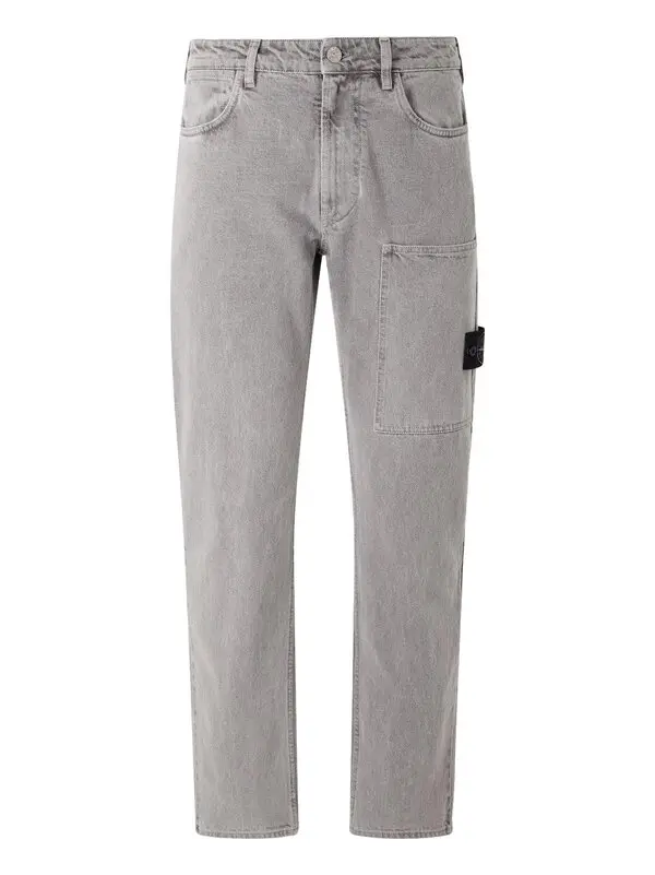 Stone Island Straight-leg Jeans - Gray
