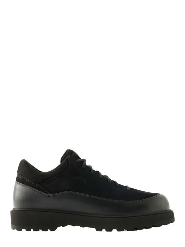 Diemme Cornaro Gala Leather-trimmed Suede Hiking Boots - Black