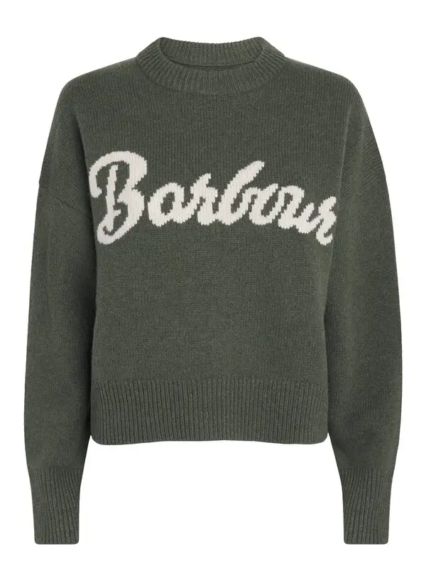 Barbour Wool Ivybridge Sweater - Green