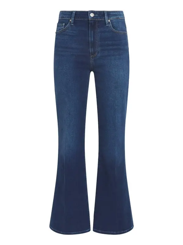 Paige Marlow Skimmer High-rise Flared Jeans - Blue