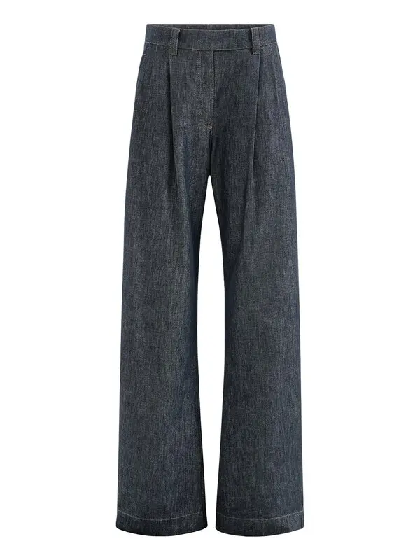 Brunello Cucinelli Sparkling Denim Trousers - Blue