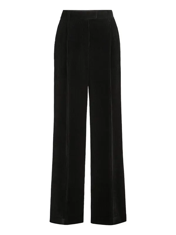Brunello Cucinelli Corduroy Sparkling Trousers - Black