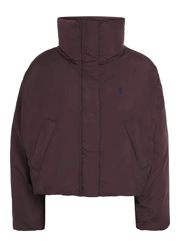 Polo Ralph Lauren Down Cropped Puffer Jacket - Purple