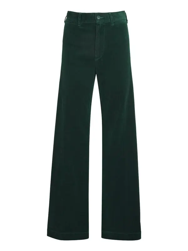 Polo Ralph Lauren Corduroy Beaton Flare Trousers - Green