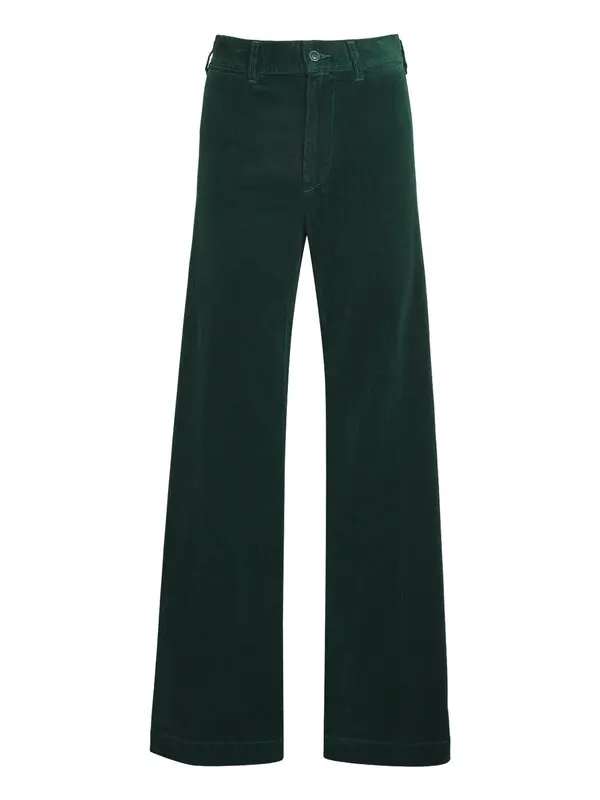 Polo Ralph Lauren Corduroy Beaton Flare Trousers - Green