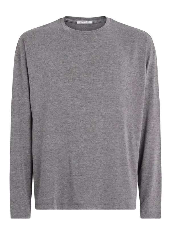 LE17SEPTEMBRE Long-sleeve T-shirt - Grey