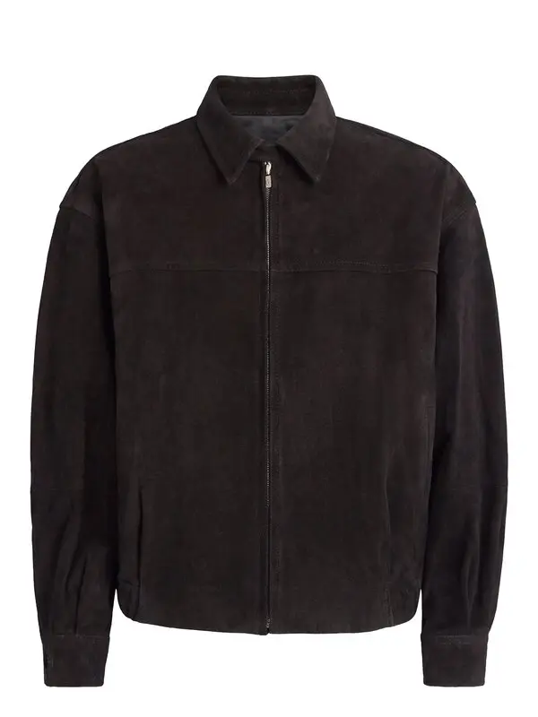 LE17SEPTEMBRE Suede Jacket - Black