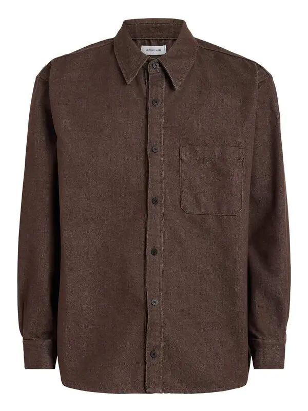 LE17SEPTEMBRE Denim Overshirt - Brown